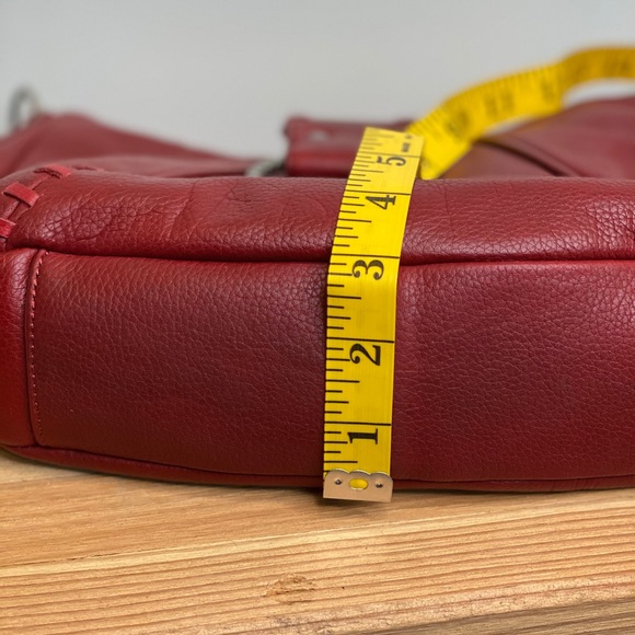 Stone Mountain Accessories | Bags | Stone Mountain Genuine Red Leather ...